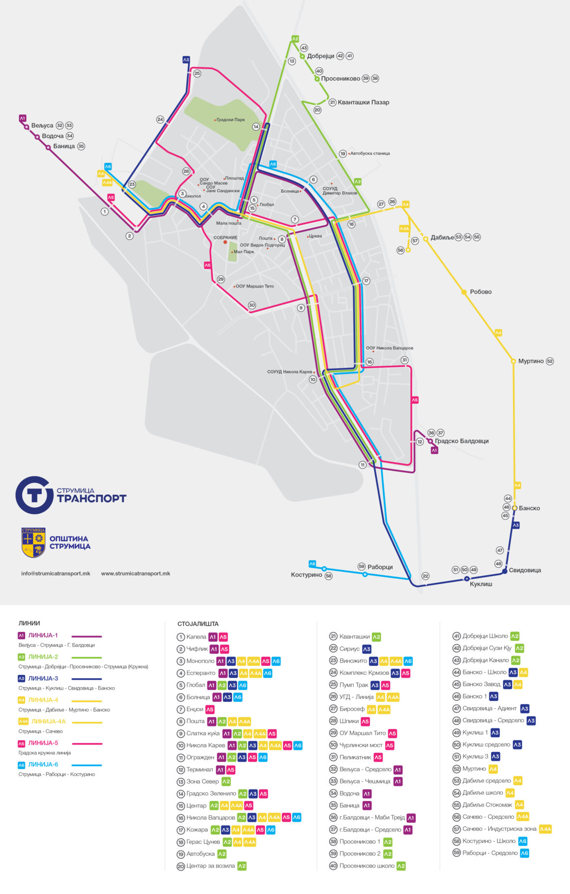 ЈАВЕН ПРЕВОЗ ВО СТРУМИЦА ТВОЈАТА ВРСКА СО СЕКОЈДНЕВИЕТО Општина Струмица